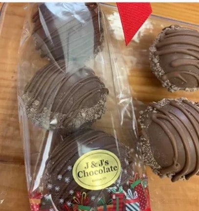 Mini chocolate bombs | J & J's Chocolate Sensations